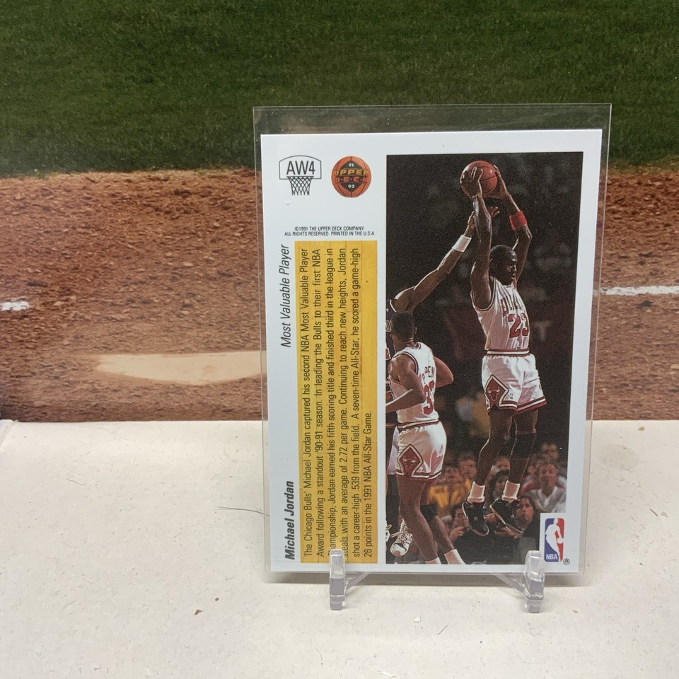 Michael Jordan 1991-92 Upper Deck - Award Winners #AW4 Bulls | eBay