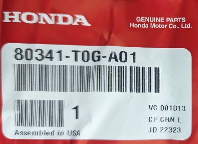 Genuine Honda 2012-2014 Honda CR-V - Pipe Receiver 80341-T0G-A01 | eBay