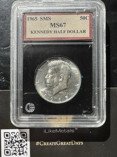 67 Special Mint set SMS 1965 Kennedy Half Dollar NCGS MS 50c wow ...