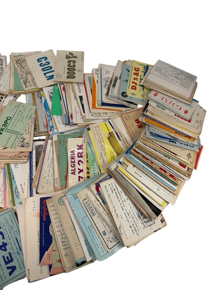 x774 HUGE LOT QSL Ham Radio Card Amateur Call Card Postcard Collection ...