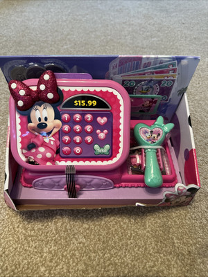 Minnie Mouse Cash Register Shop With Accessories Pretend Play Disney ...
