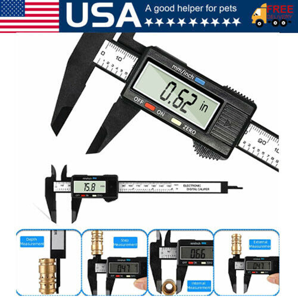 6 INCH DIGITAL CALIPER SET