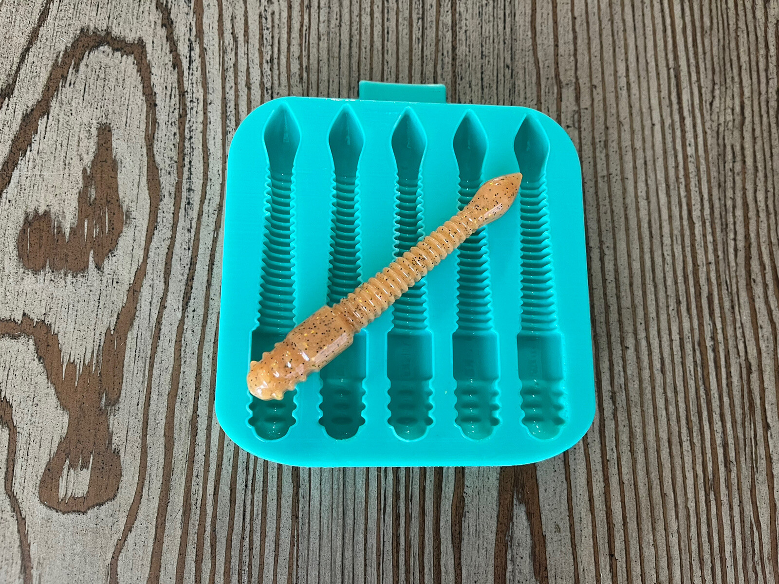 Soft Plastic Bait Mold, 3.75 inch trick worm, Ned, Drop Shot, Plastisol ...