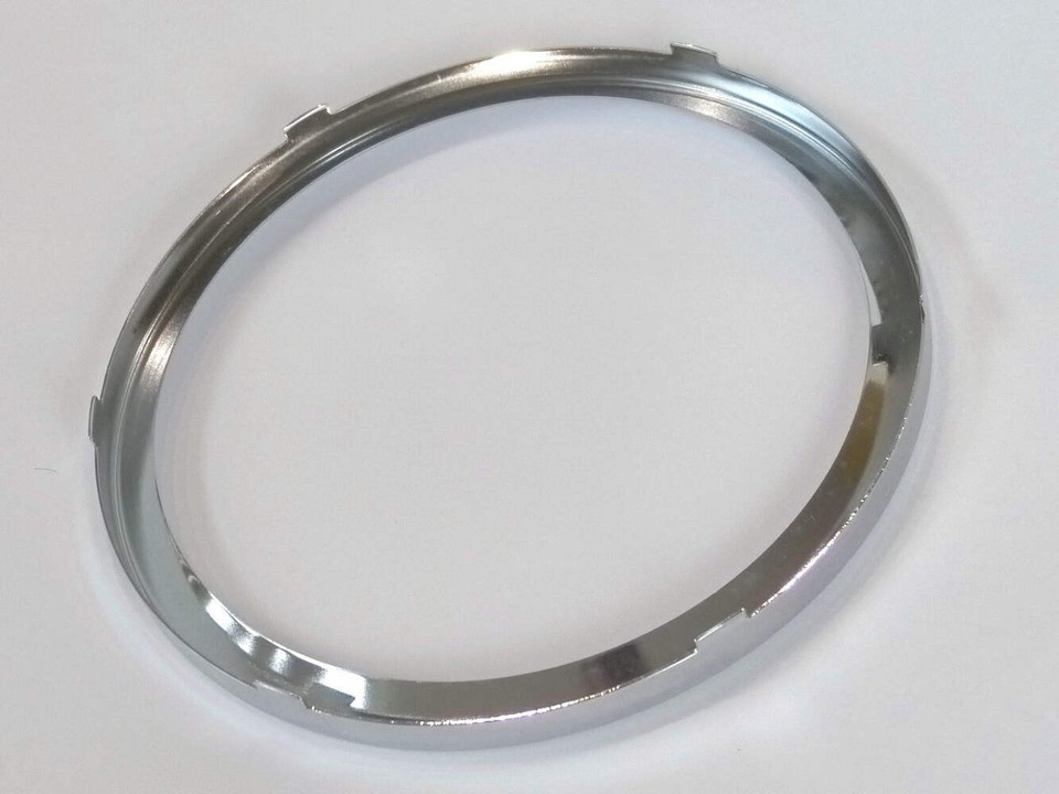 Smiths / British Jaeger New Chrome Gauge Bezels 4" for Classic Car ...