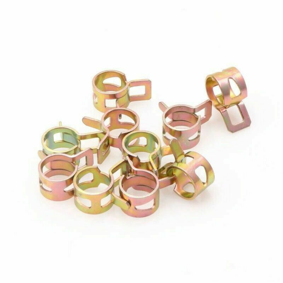 115 Spring Hose Clamp 6-22mm Fastener Kit Fuel Water Line Pipe Air Tube ...