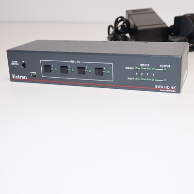 Extron SW4 HD 4K HDMI Switcher with Power Supply | eBay