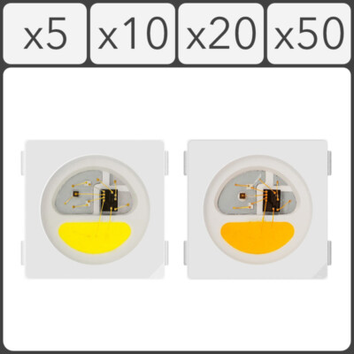 SK6812 5050 SMD Addressable Digital RGBW RGBWW RGBNW WWA LED 4 pin Chip ...