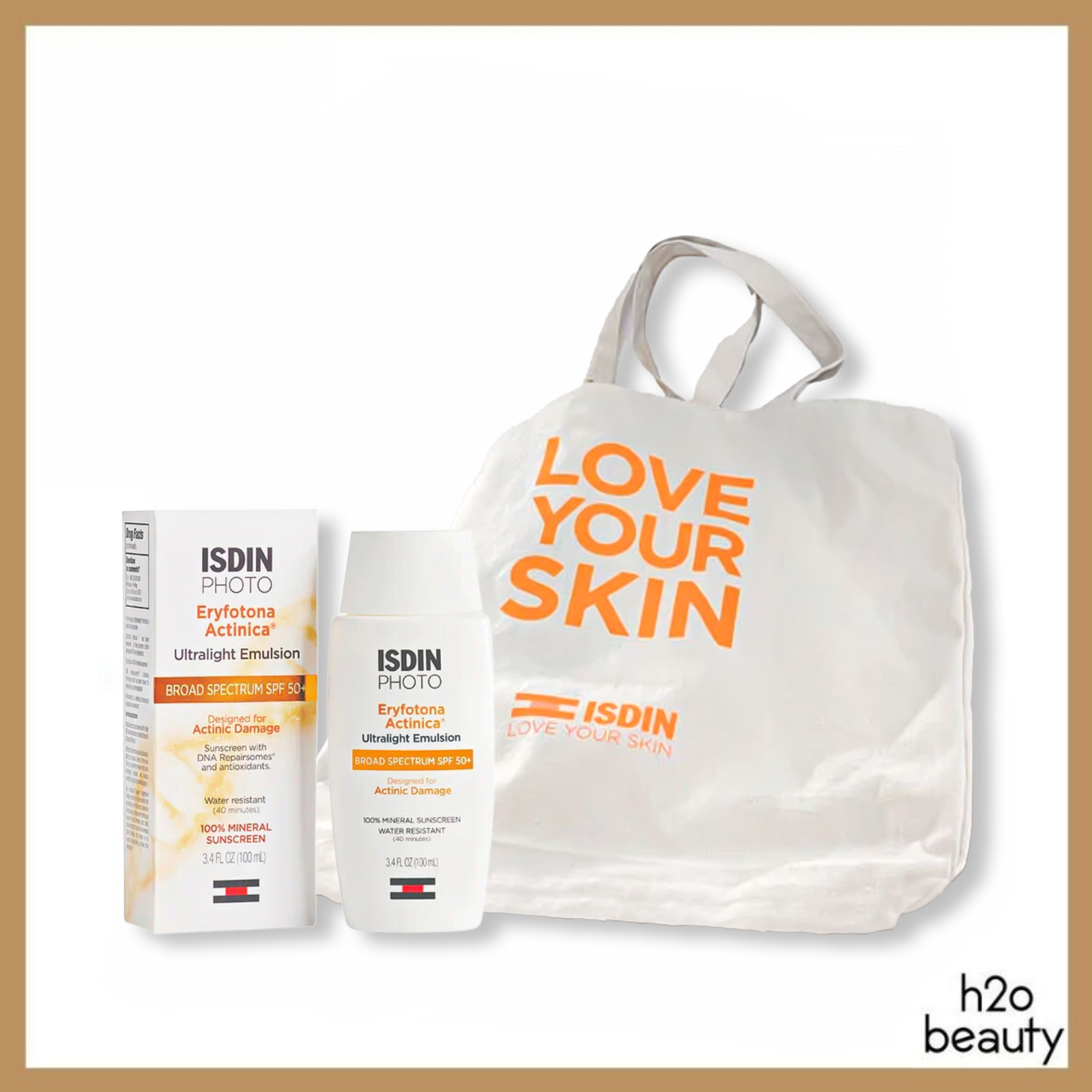 ISDIN Eryfotona Actinica Ultralight Emulsion SPF 50+beach bag 09/26 ...