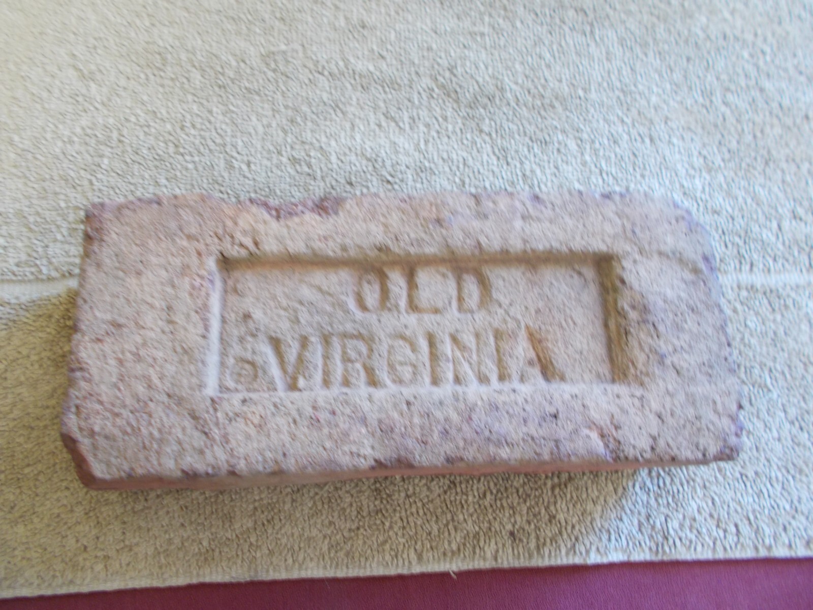 VINTAGE OLD VIRGINIA BRICK PATIO PAVER EMBOSSED DECOR GARDEN STREET | eBay