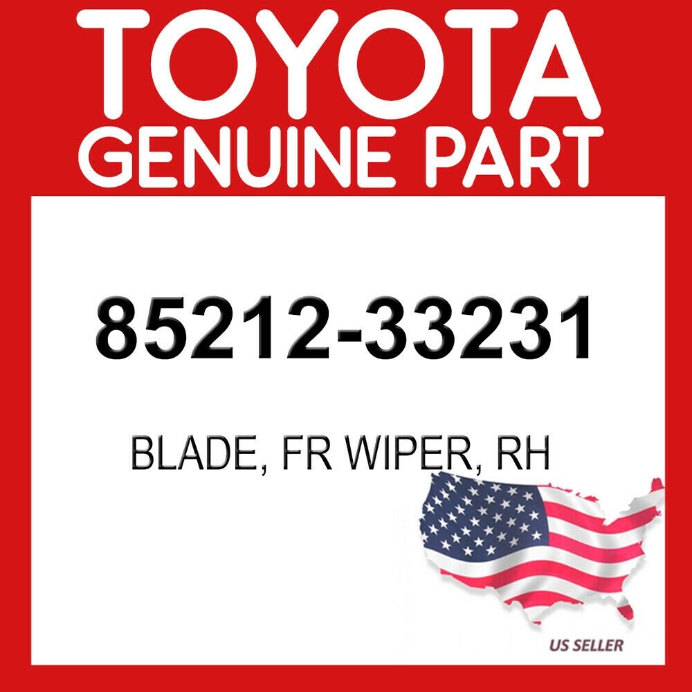 Toyota Genuine 85212-33231 Blade Fr Wiper RH OEM | eBay