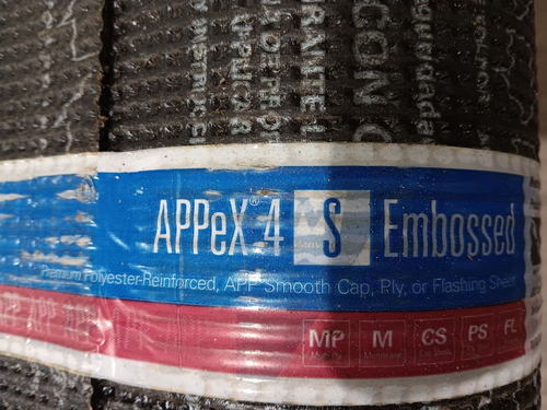 Johns Manville Appex 4S Embossed Mod Bit Torch Membrane Roll Smooth ...