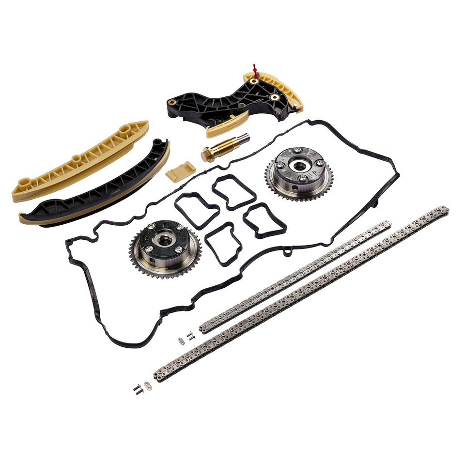 Camshaft Adjusters & Timing Chain Kit Fit for Mercedes W203 S203 CL203 ...
