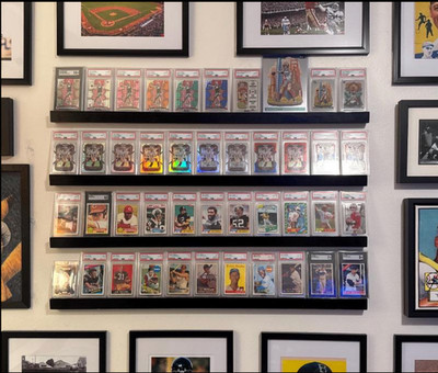 BEAUTIFUL Handmade Sports Card Display shelf. Simple, Wall Display ...