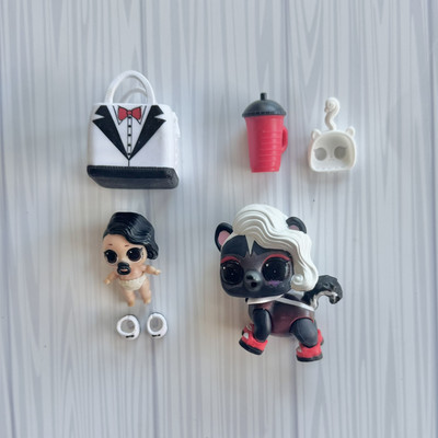 Lol Surprise Doll Lil Black Tie and Black Stripe | eBay