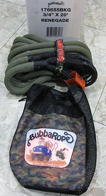 Bubba Rope 3/4 X 20 The Renegade Double Braid Tow Recovery 4X4 Snatch ...
