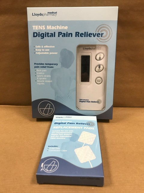 Lloyds Pharmacy Medical Tens Machine Digital Pain Reliever AD2011 Boxed ...