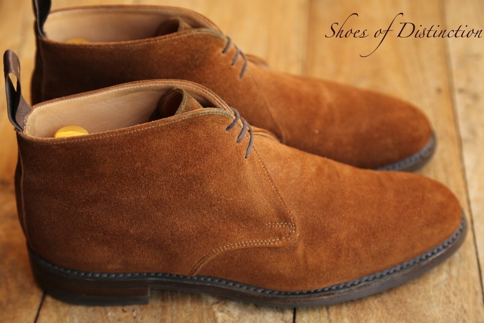 Joseph Cheaney Jackie 3 Brown Suede Chukka Boots Shoes Men's UK 8 F US ...