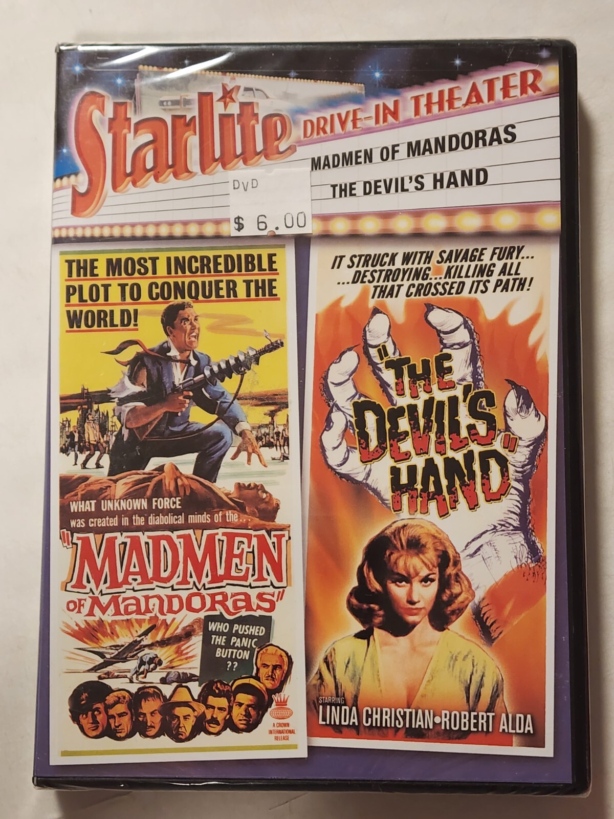 SEALED MADMEN OF MANDORAS / THE DEVIL'S HAND DOUBLE FEATURE DVD ROBERT ALDA 787364718894| eBay