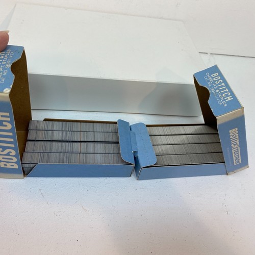 Vintage Bostitch Staple Refill 2 Boxes Of 5000 Chisel Point Staples ...