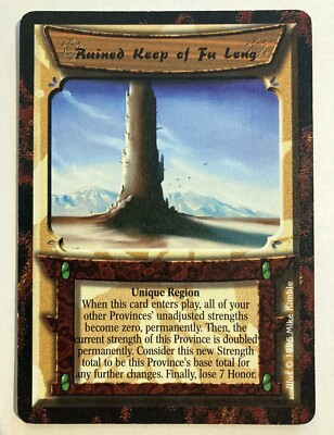 Ruined Keep of Fu Leng L5R Legends of the Five Rings CCG Forbidden ...
