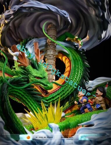 MX Studio Dragon Ball Shenron Statue Childhood Goku Resin Model Pre ...