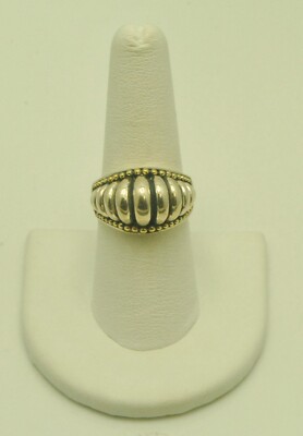 Sterling Silver Arch Rounded Style Ring 7.25#FMS011 | eBay