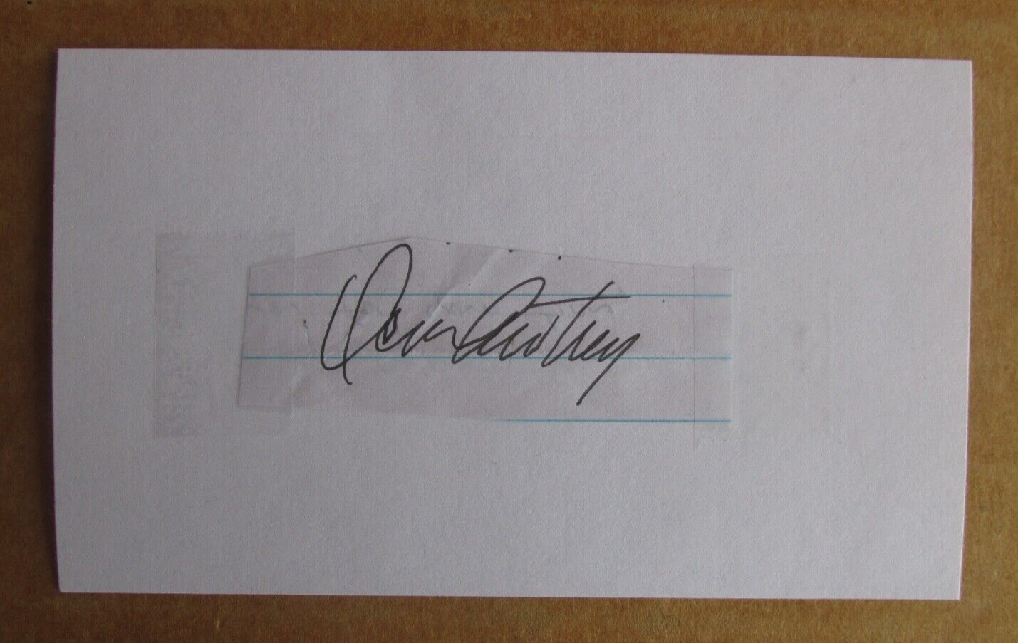 DENNIS AWTRY SIGNED AUTOGRAPH CUT 3X5 INDEX CARD NBA 76ERS BULLS SUNS ...