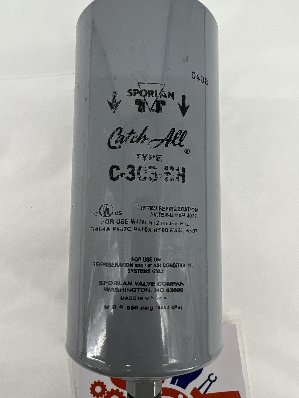 Sporlan C-303-HH Catch-All Filter-Drier C303HH 3/8" | eBay