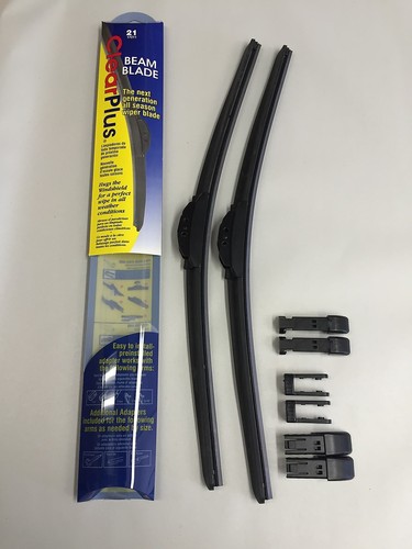 Qty 2: All Season Premium Clear Plus Beam Wiper Blades 21" FREE ...