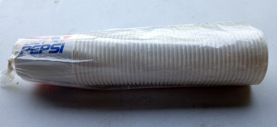 46 Unused Pepsi Wax Paper Cups 3inch, Pepsi/ Diet Pepsi Print | eBay