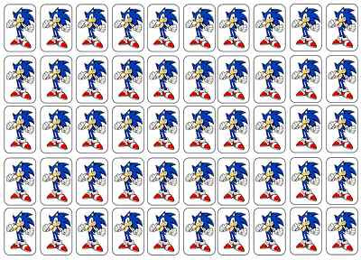 50 Sonic the Hedgehog Envelope Seals / Labels / Stickers, 1" by 1.5" | eBay