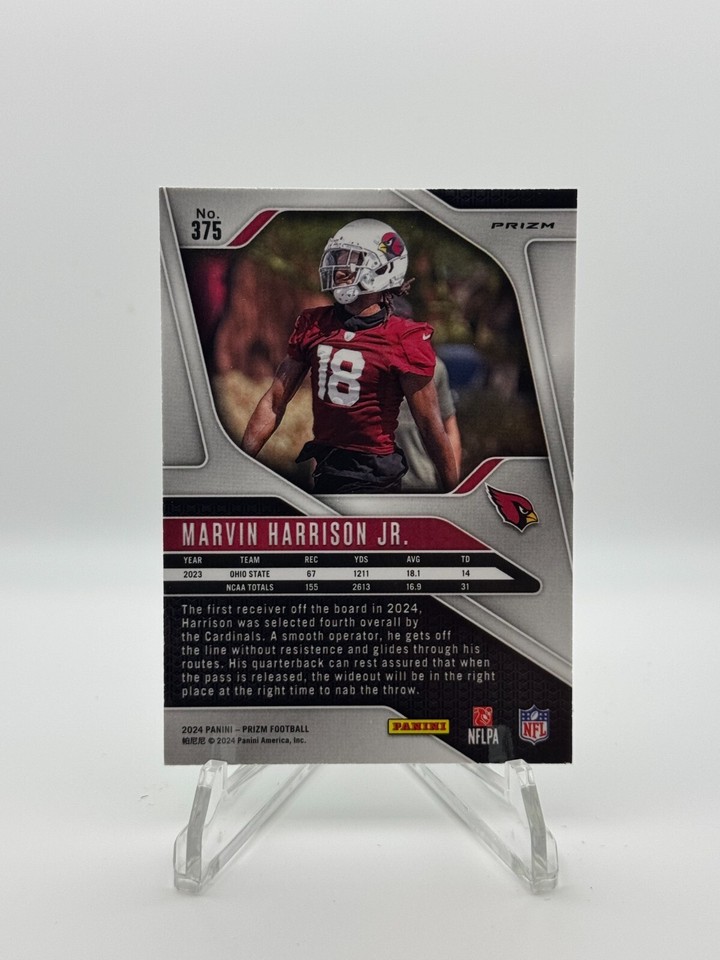 2024 Panini Prizm - Rookies Neon Green Pulsar Prizm #375 Marvin ...