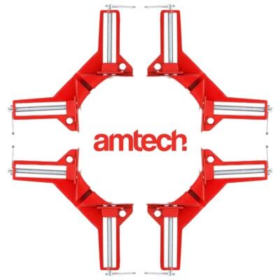 MITRE CORNER CLAMPS 4x 3" 75mm Amtech Picture Frame Right Angle Welding ...