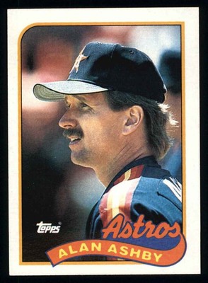 1989 Topps #492 Alan Ashby Astros 8 - NM/MT | eBay