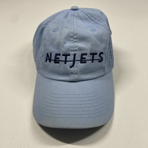 Netjets Hat Cap Men’s Blue Strapback QS Embroidered | eBay