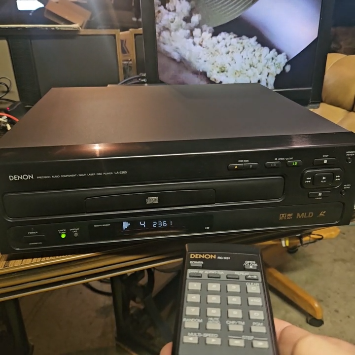**SEE VIDEO** Denon LA-2300 Laserdisc Player With Remote | eBay
