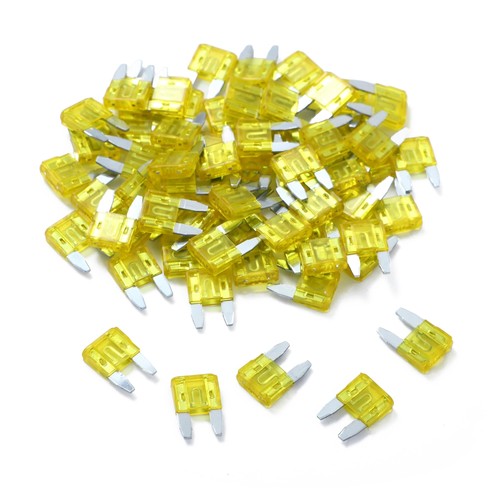 100 Pack Auto Fuses 20 AMP APM/ATM 32V Mini Blade Style Fuses 20A Short ...