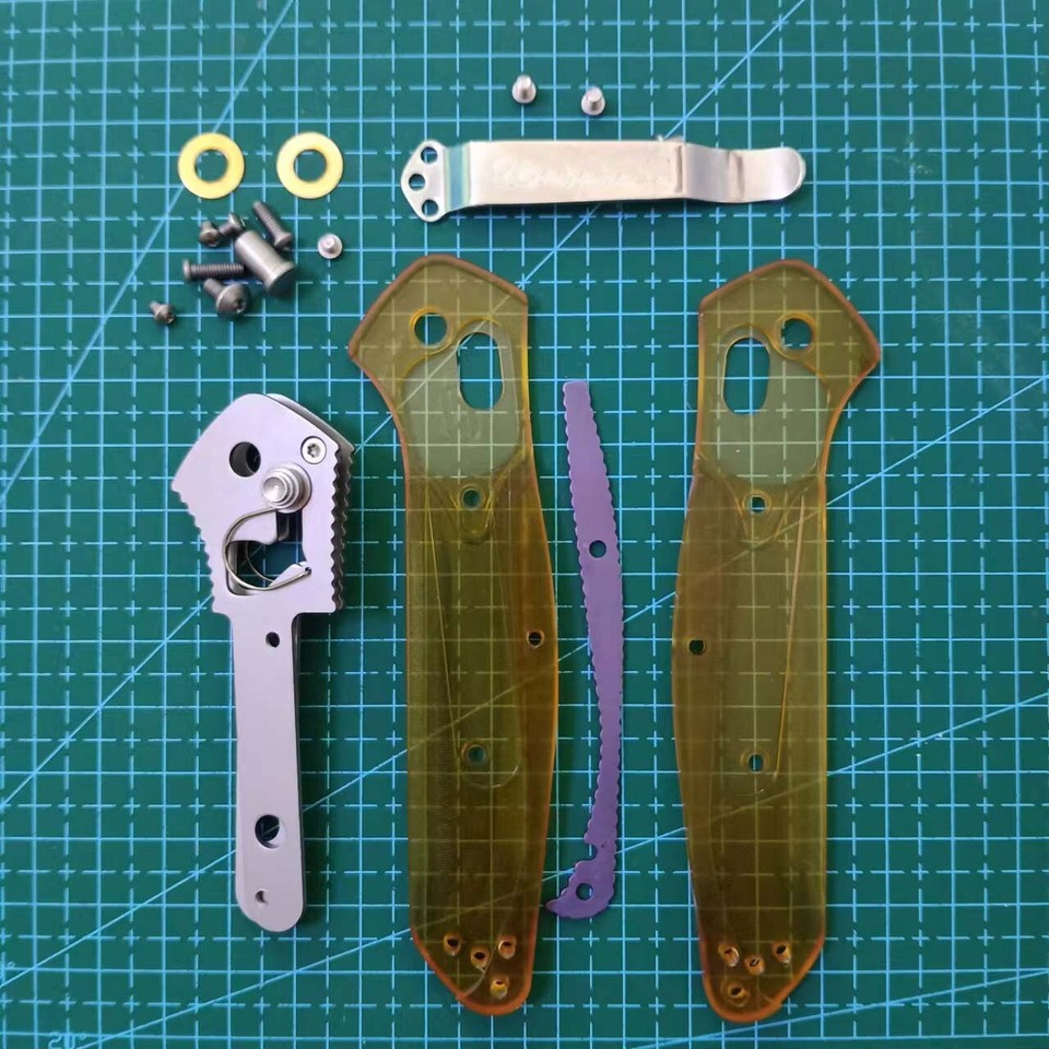 1 Set ULTEM PEI Handle Scales with Pocket Clip For Benchmade 940 ...