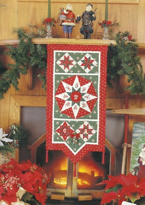 B0152 CHRISTMAS STAR BANNER QUILT PATTERN/INSTRUCTIONS | eBay
