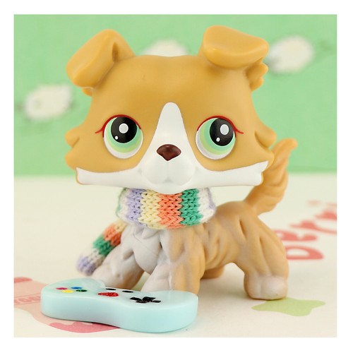 Mini Pet Shop LPS Collie 272,Toy Pet Figure with LPS Accessories Kids ...