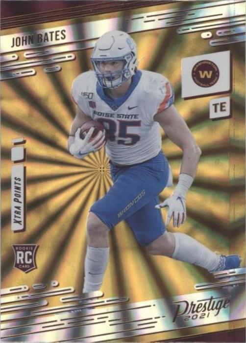 2021 Panini Prestige - Rookies John Bates #279 Xtra Points Sunburst (RC ...