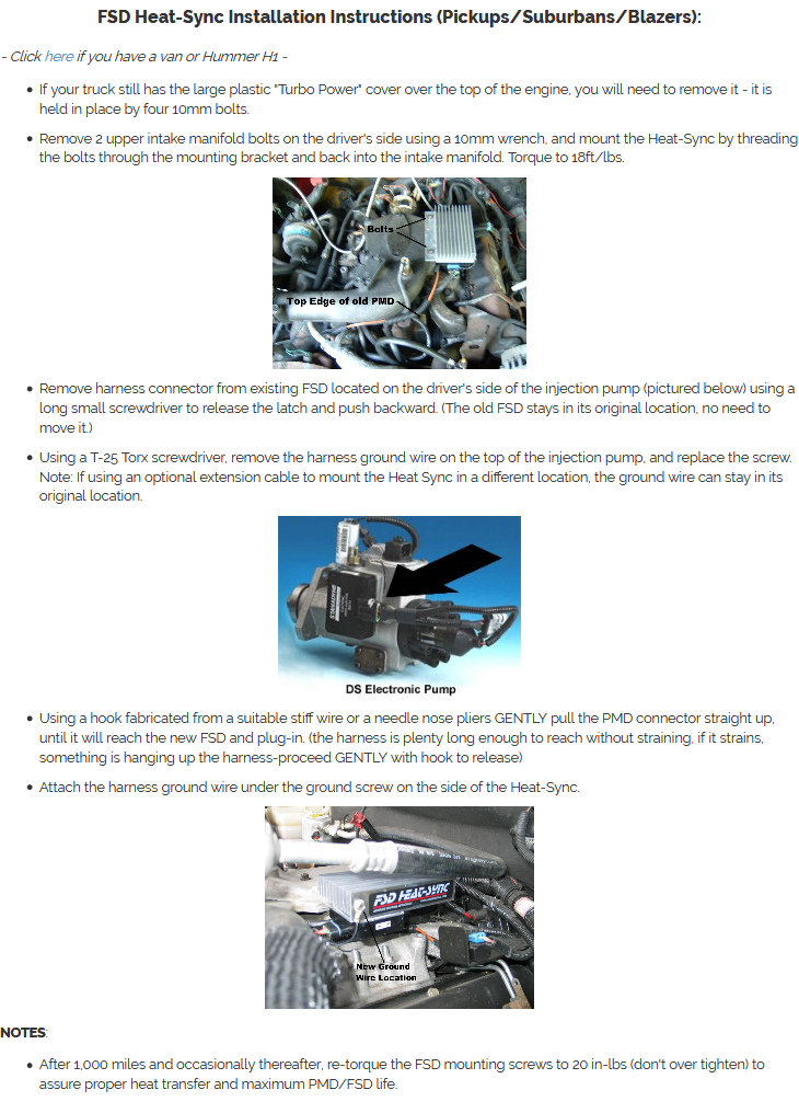 PMD / FSD cooler kit - GM 6.5 6.5L diesel fits 1994 - 2001 (No PMD) | eBay