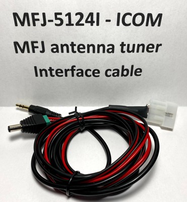 MFJ-5124I Interface Cable, ICOM radio to MFJ-991/993/993B/994/994B Auto ...