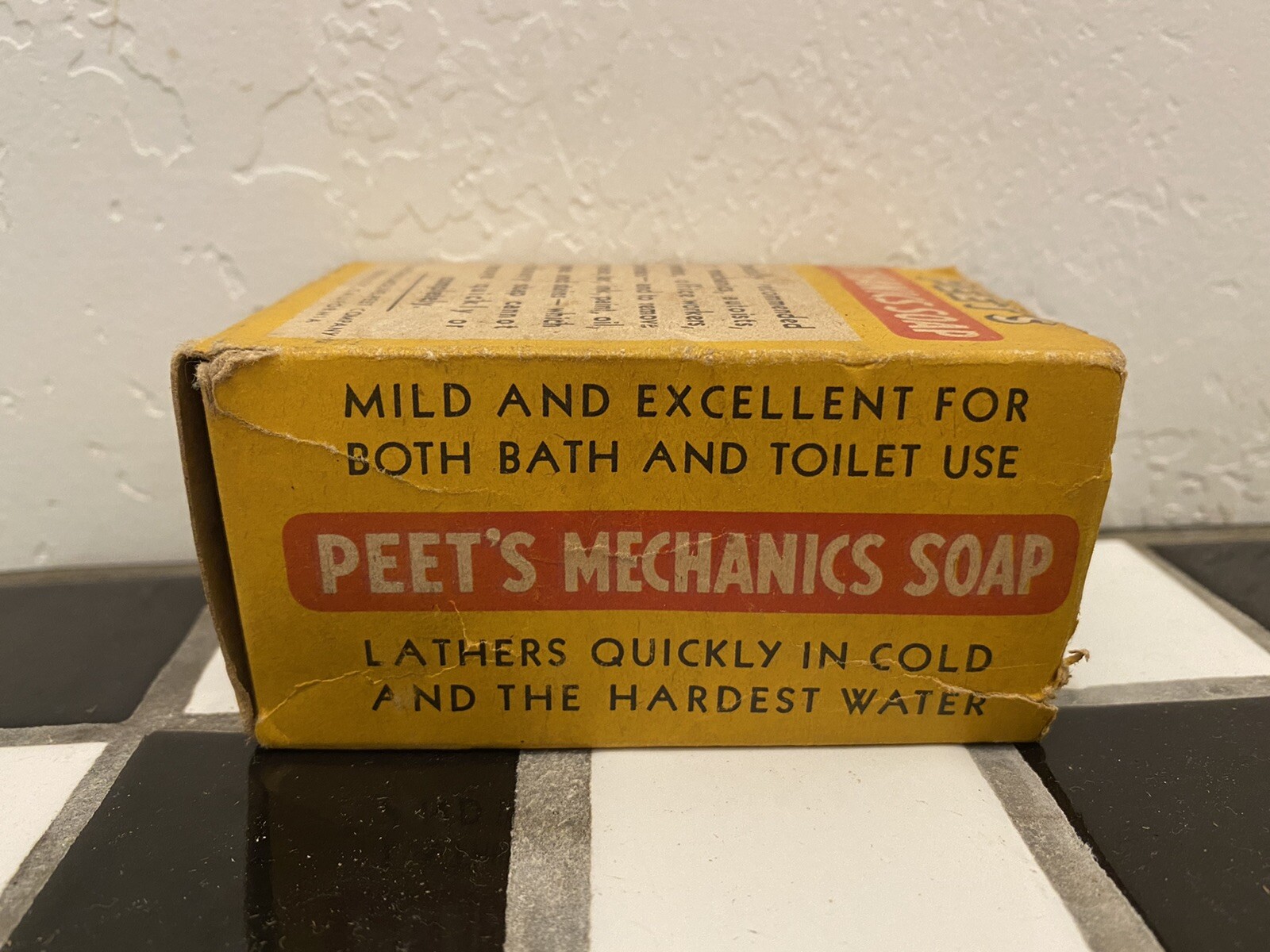 PEET'S MECHANICS SOAP FULL BAR IN VINTAGE BOX(PRE 1953?) | eBay