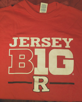 Vintage Rutgers Jersey Big R T-shirt Size M | eBay