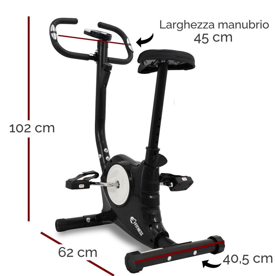 Easy Belt Exercise Bike Computer Cardio Gym Fitness Bicycle With ...