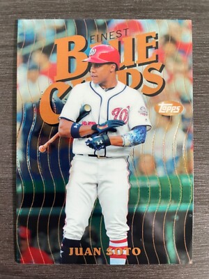 2019 Topps Finest Juan Soto Finest Blue Chips Insert #FBC-JS | eBay