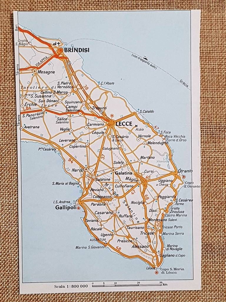 Gallipoli Province Of Lecce Italy Map Column: A Cloudy Day In