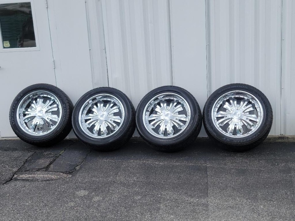 22 inch chrome rims and tires | eBay