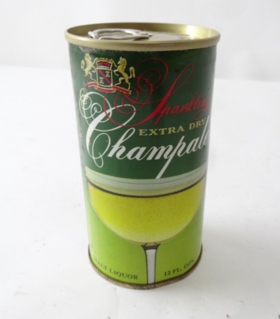 Vintage Pull Tab Beer Can Sparkling Extra Dry Champale Trenton NJ Malt ...